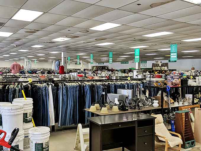 Welcome to treasure hunter heaven! Rows upon rows of organized chaos await, where one person's castoffs become another's can't-live-without discoveries.