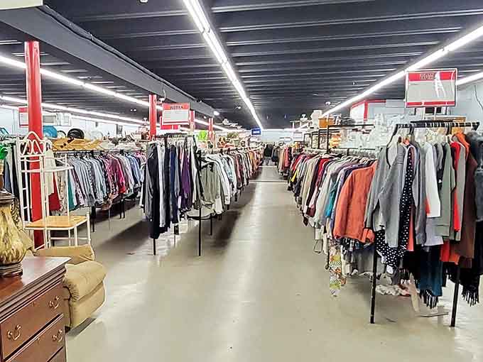 Where organization meets opportunity &ndash; Southern Thrift's meticulously arranged departments make hunting for hidden gems surprisingly civilized.