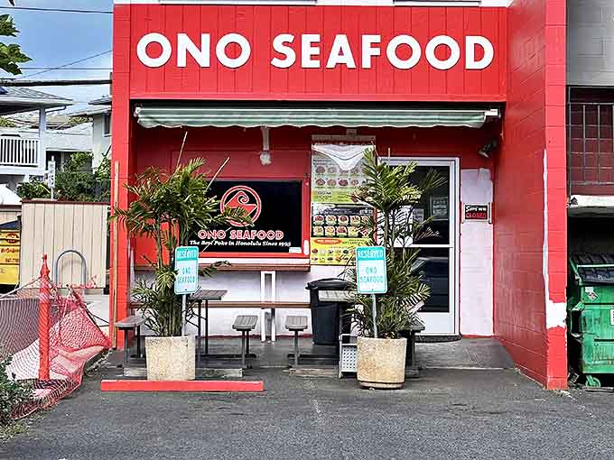 No fancy frills here&mdash;just a humble storefront with a serious mission: serving the freshest poke in Honolulu to hungry locals and lucky visitors.