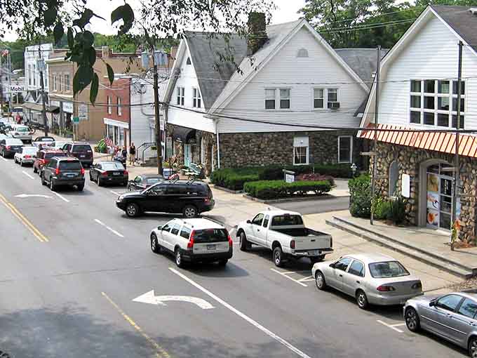 The charming storefronts of Greenwich's neighborhood shopping districts offer small-town appeal with big-city sophistication. No filter needed.