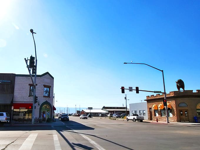 Crisp mountain air and wide-open spaces define Driggs' downtown intersections, where adventure awaits in every direction.