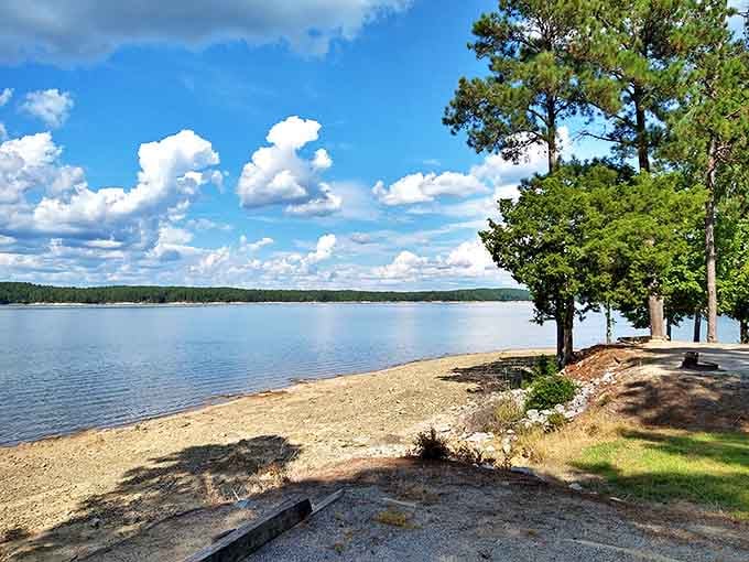 Cloud-watching from this pristine shoreline feels like nature's version of IMAX&mdash;expansive, immersive, and somehow more vivid than real life.