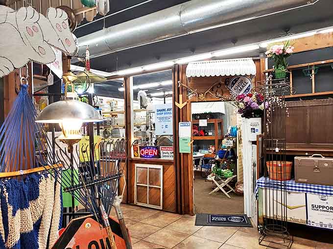 Welcome to furniture heaven, where every wooden chair has outlasted three presidents and still looks ready for Sunday dinner.