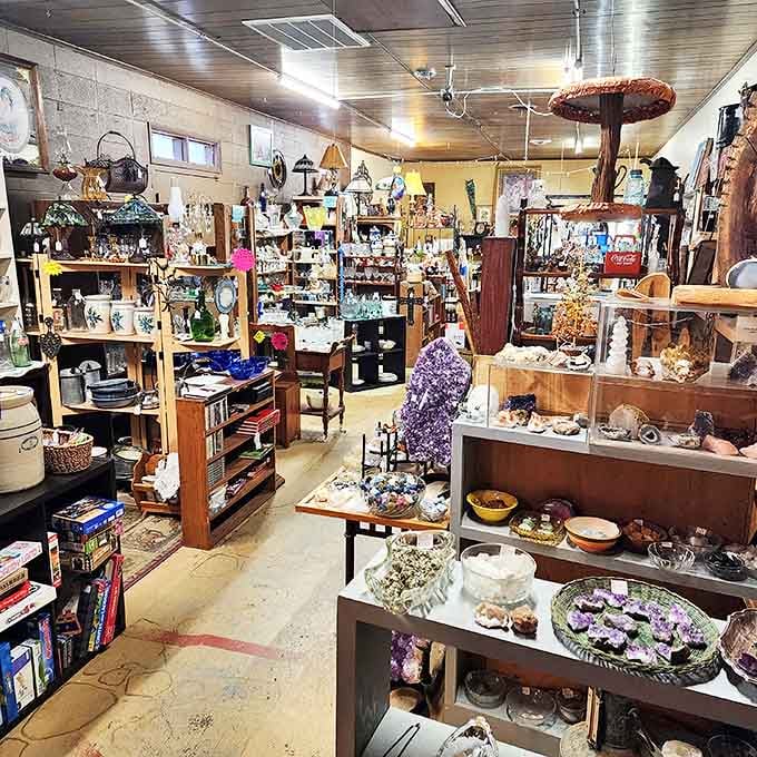 Step inside and prepare for sensory overload &ndash; shelves stacked with memories, each item whispering stories from decades past.