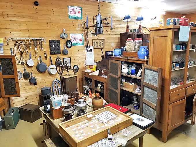 This booth could furnish an entire kitchen from 1965, complete with gadgets your grandmother used but couldn't explain.