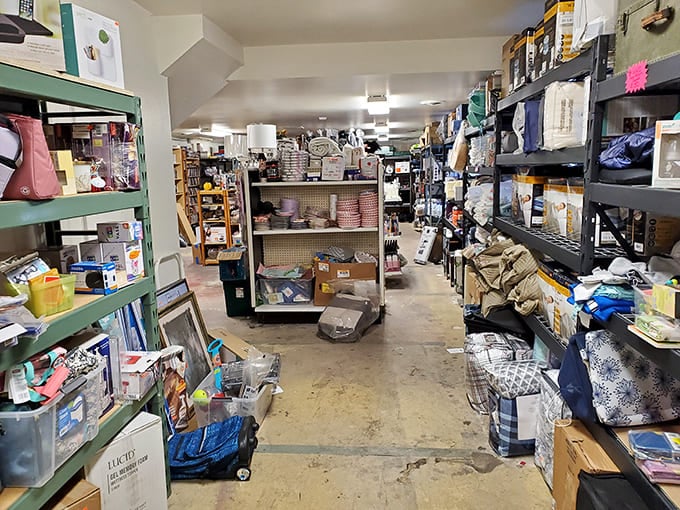 Treasure hunting begins here! Navigate these packed aisles like Indiana Jones &ndash; except instead of booby traps, you'll encounter irresistible bargains at every turn.