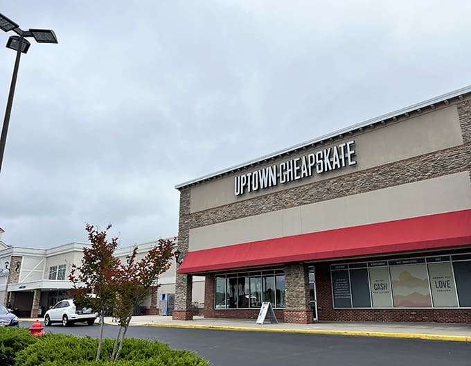The unassuming exterior of Uptown Cheapskate in Timonium hides a treasure trove of fashion finds within. Bargain hunting has never looked so legitimate.