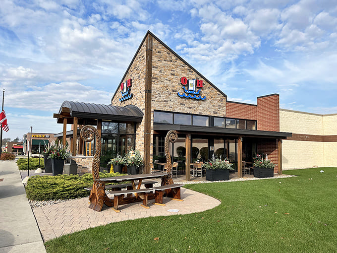 Stone and brick perfection – O&H Danish Bakery's Mt Pleasant location combines Scandinavian charm with Wisconsin practicality. The perfect pilgrimage site for pastry devotees.
