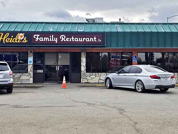 That distinctive green roof and stone facade &ndash; Alaska's version of the bat signal for hungry locals seeking comfort food salvation.