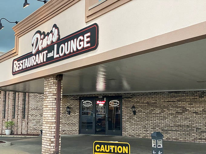 A closer look at the welcoming entrance &ndash; where Wisconsin comfort meets classic American dining without the fancy pretense.