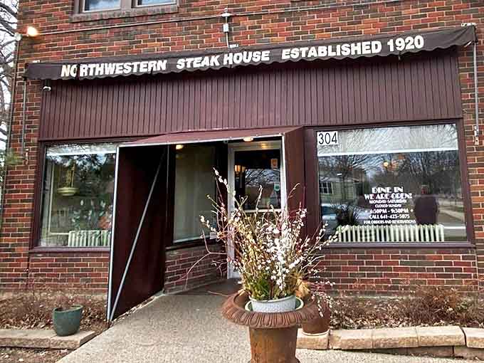 Winter, spring, summer, or fall &ndash; the Northwestern Steakhouse doorway remains a portal to one of Iowa's most cherished dining experiences.