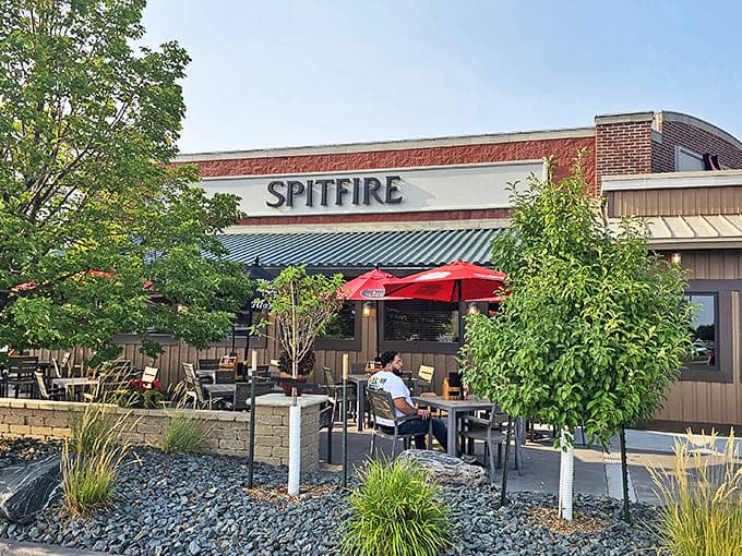 Summer in North Dakota means one thing: patio season! Spitfire's outdoor seating area offers the perfect backdrop for savoring those wood-fired classics under big prairie skies.