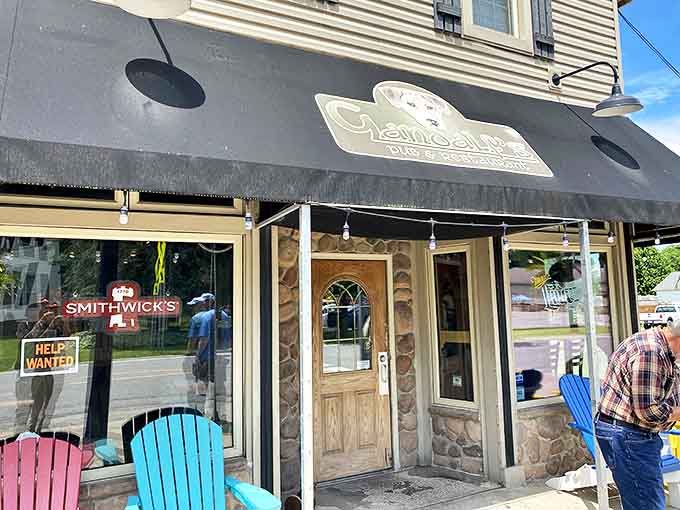 Gandalf's charming exterior beckons like a cozy hobbit hole for hungry humans, complete with stone accents that would make Bilbo Baggins feel right at home.