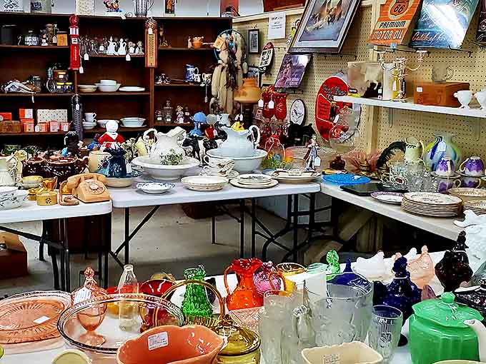 Teacups, saucers, and glassware galore&mdash;a place where your grandmother's china pattern is waiting to be reunited with you.