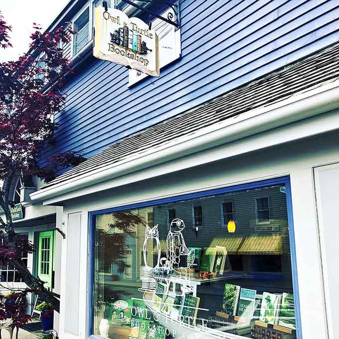 The whimsical window art tells you everything: this isn't just a store, it's a portal to other worlds.