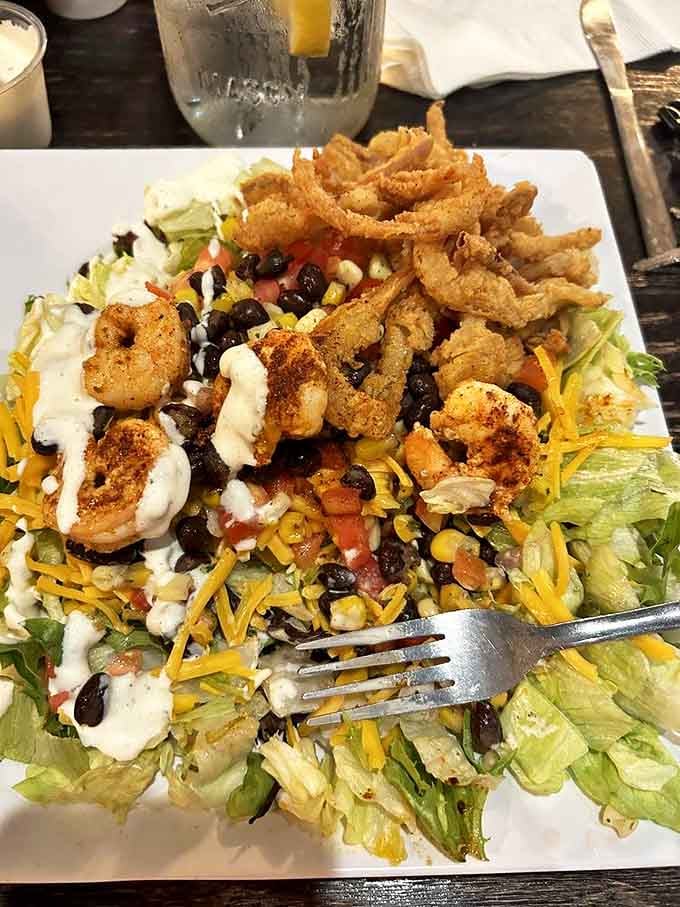 This blackened shrimp salad proves healthy eating doesn't have to be punishment&mdash;it's a carnival of colors, textures, and flavors.