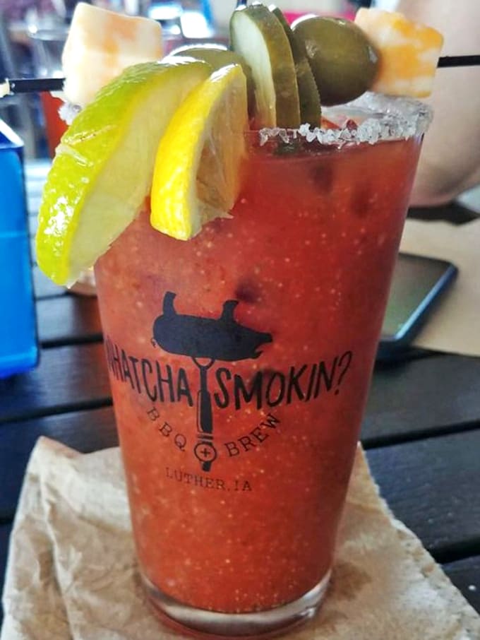 Their Bloody Mary doesn't just come with a meal&mdash;it is a meal. The perfect hair-of-the-dog with enough garnish to count as brunch.