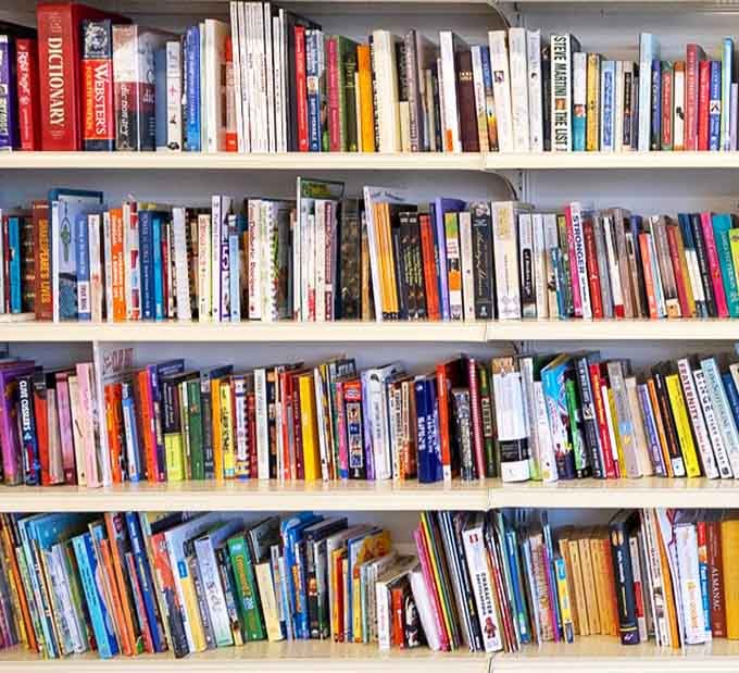 The book section &ndash; where dog-eared paperbacks and forgotten bestsellers offer literary adventures for less than the price of a coffee.