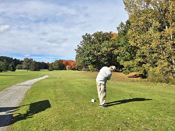 On Gladwin's golf course, every swing comes with a side of spectacular Michigan autumn&mdash;no tee time required for the view.