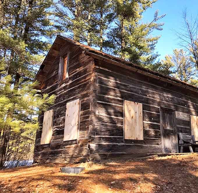 This historic cabin has seen more Wisconsin seasons than most of us have seen Netflix series.