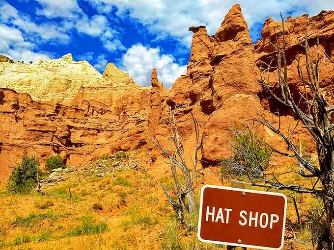 The "Hat Shop" &ndash; where Mother Nature tried her hand at millinery with surprisingly impressive results.