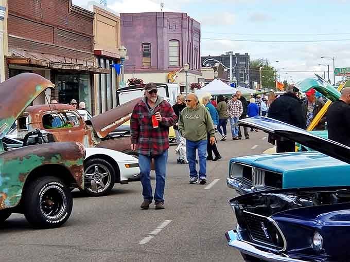 Classic car shows transform downtown Pocatello into a time machine on wheels, where rust is considered character and stories flow freely.