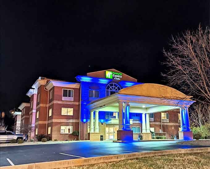 Even visitors get affordable luxury in Bellevue. This Holiday Inn Express offers comfortable accommodations without emptying retirement accounts.