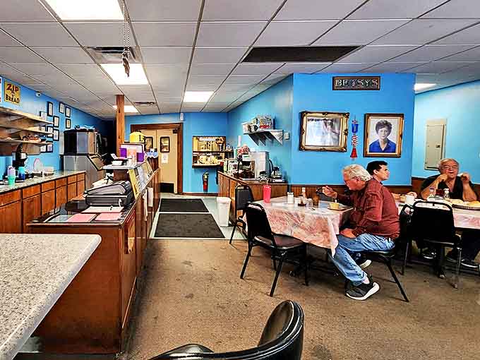 Every corner of Betsy's tells a story, from the counter where regulars perch to the tables where families gather for Sunday tradition.