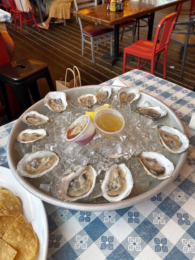Oysters on the half shell, glistening like jewels on ice. Nature's perfect appetizer&mdash;just add a squeeze of lemon and a dash of adventure.