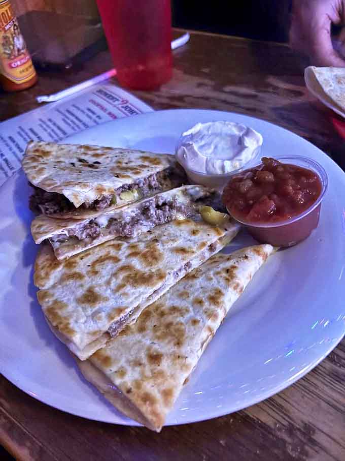 Quesadillas that don't mess around&mdash;crispy, gooey, and served with sides that understand their supporting role perfectly.