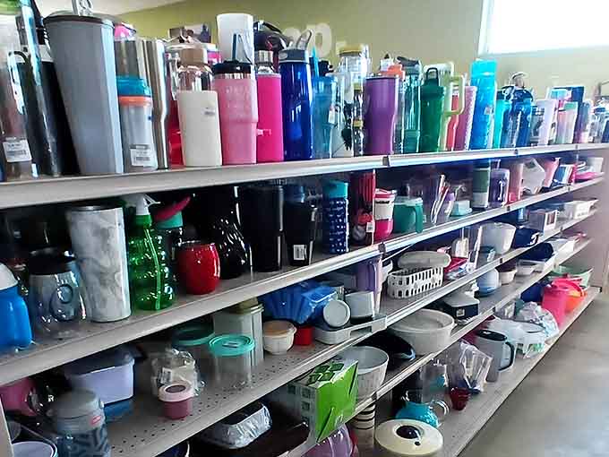 Water bottle wonderland! This hydration station offers enough options to keep you sipping stylishly through every season in Maine.