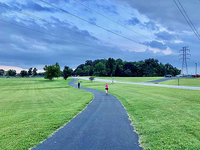 Sam Peden Community Park's winding trails offer the kind of peaceful escape that makes you forget you're minutes from downtown&mdash;nature's stress antidote.