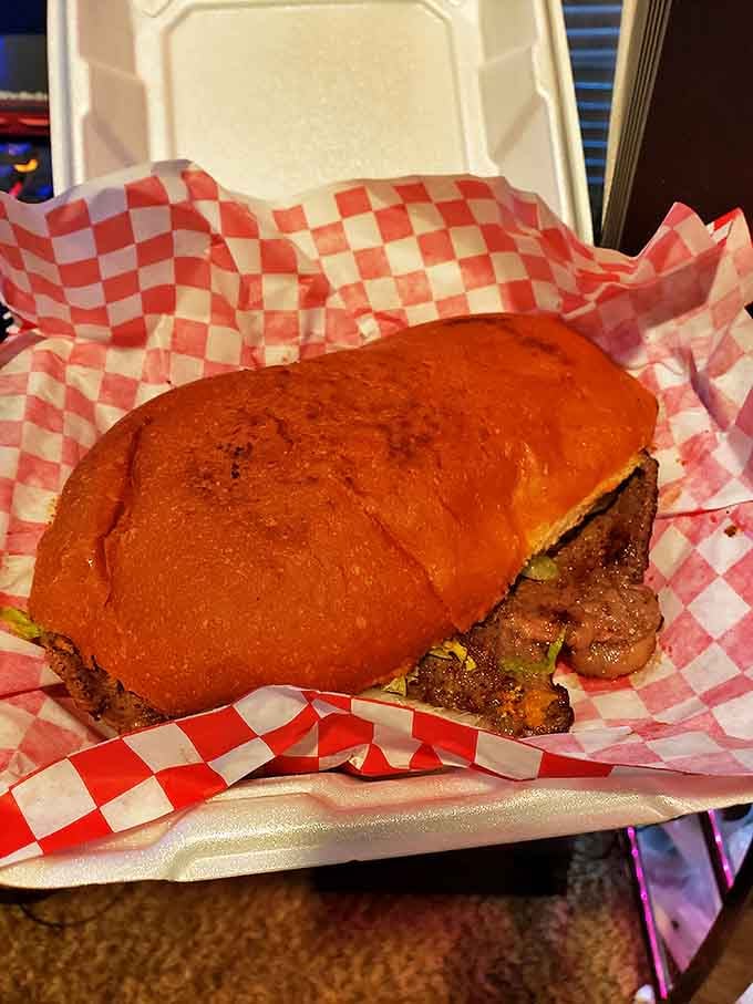 This torta isn't just a sandwich; it's an engineering marvel. The soft roll somehow containing all that flavor is performing structural miracles.