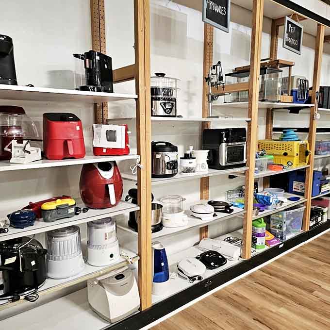 Small appliance nirvana where air fryers and toaster ovens sit in dignified retirement, hoping you'll give them a new counter to call home.