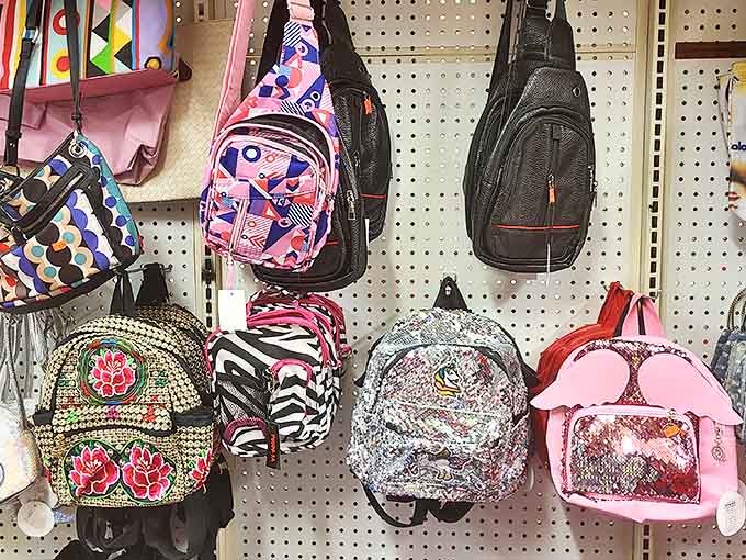 Backpacks that don't whisper but shout their presence. That sequined pink number isn't just storage&mdash;it's a lifestyle choice.