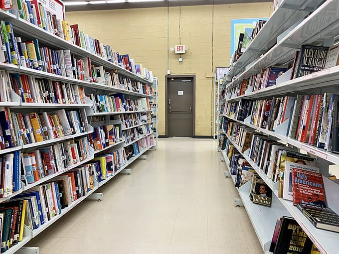 The book aisle: where literary worlds cost less than a coffee. Browse between bestsellers and forgotten gems in this paper paradise.