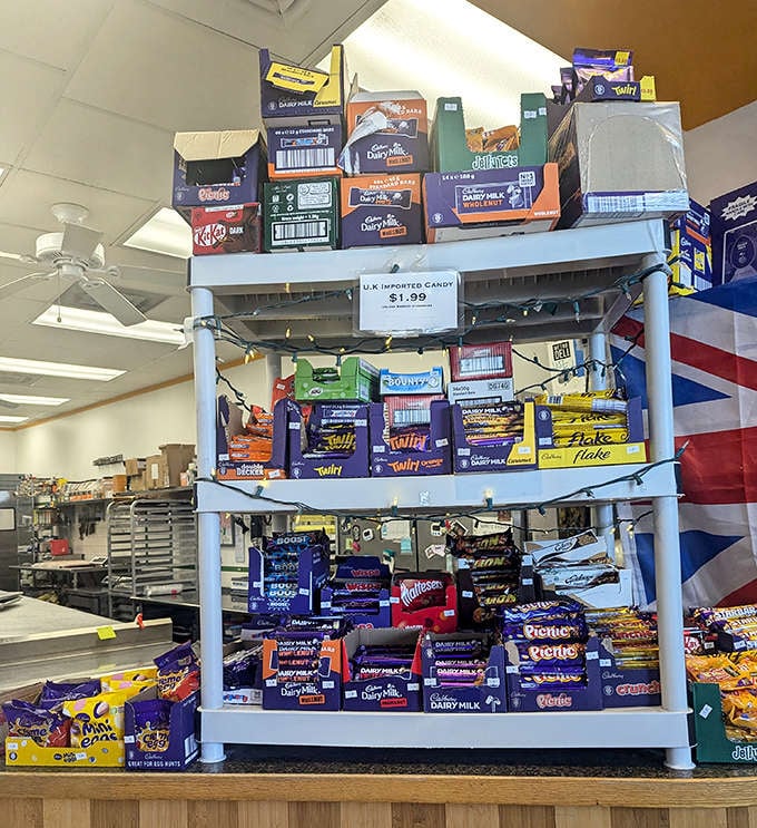 The British candy section is a colorful passport to childhood memories &ndash; even if they're memories you never actually had.