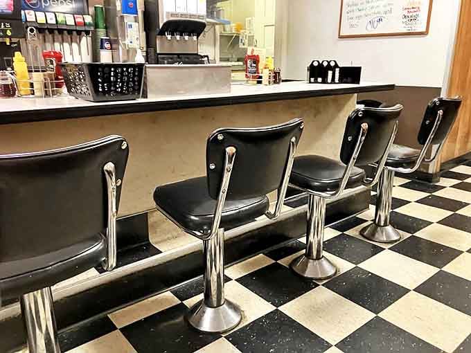 These chrome-trimmed counter seats have witnessed more Wyoming stories than a century-old bartender. Slide in and join the breakfast club that's been meeting here for decades.