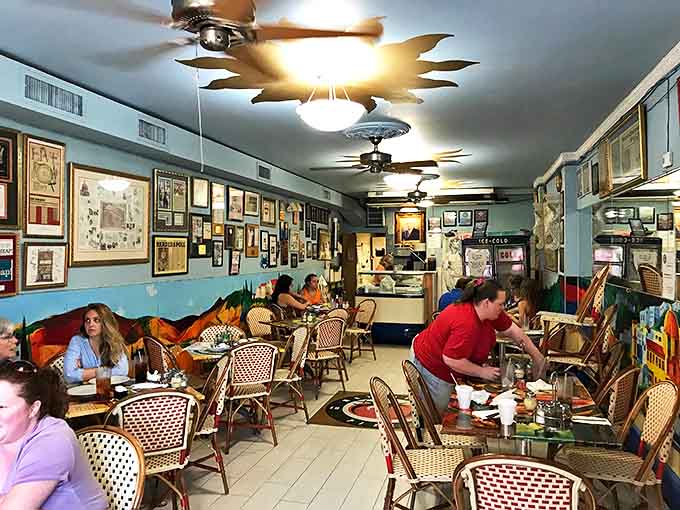 Where strangers become friends over shared pizza passion &ndash; this dining room has witnessed first dates, family reunions, and Tuesday night dinner escapes.