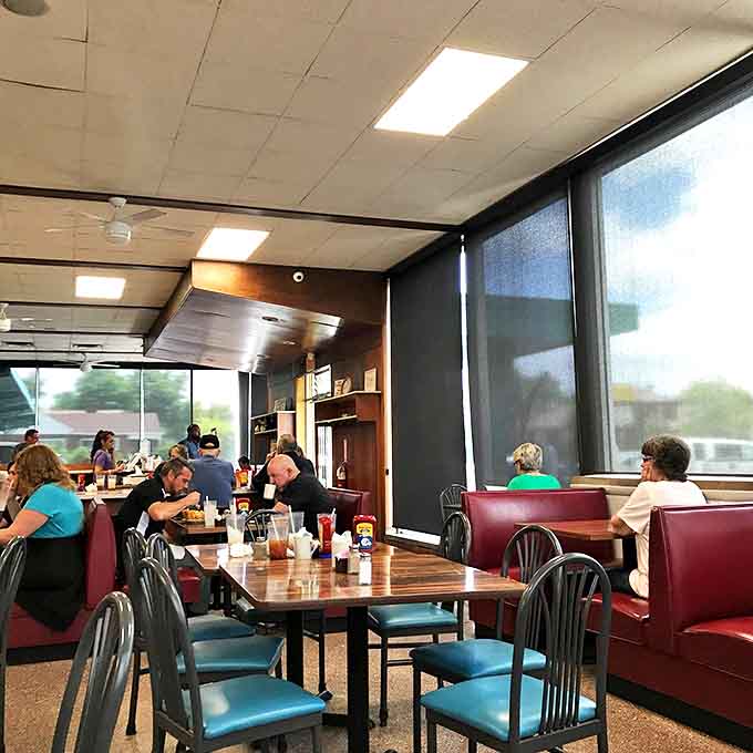 The dining room hums with conversation and clinking silverware&mdash;a symphony of satisfaction that's been playing for decades.