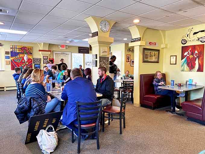 Where locals and visitors find common ground over scrambled eggs and coffee. The best kind of community center doesn't need a membership card.