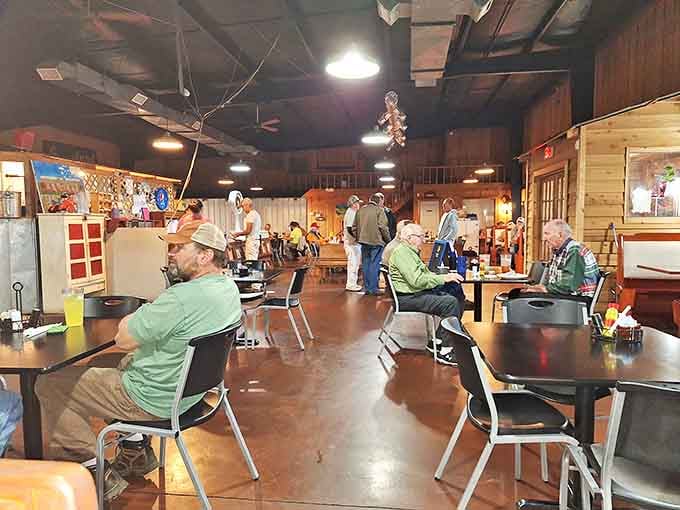 The lunch crowd knows where the good stuff is. Locals gather at Nick's for that midday feast that might necessitate an afternoon nap.