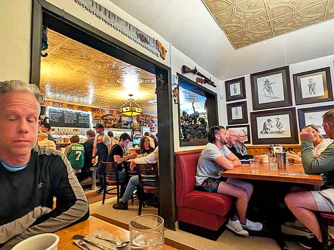 Where locals gather and visitors feel welcome. These booths have hosted more meaningful conversations than most therapists' offices.