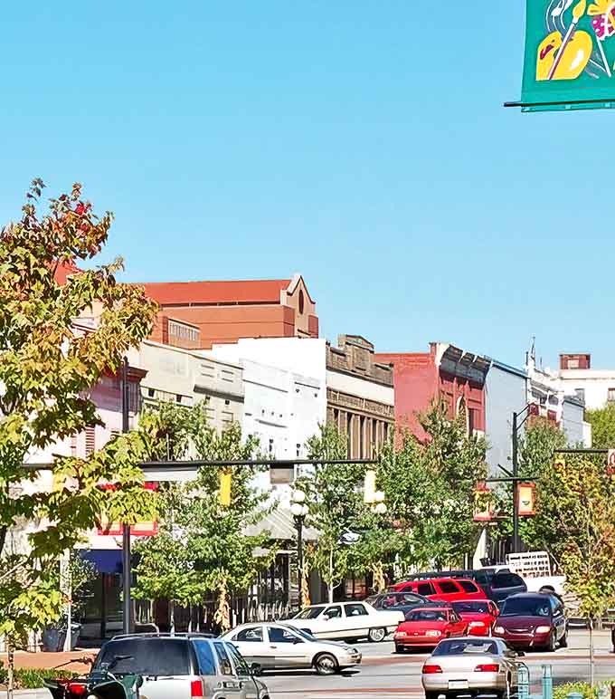 Historic facades along downtown create that perfect blend of preservation and progress. Architecture that tells stories without saying a word.