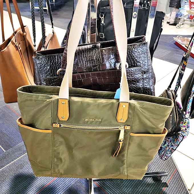 Designer handbags at fraction-of-retail prices. That Michael Kors tote probably has stories to tell, but plenty of life left for your shopping adventures.