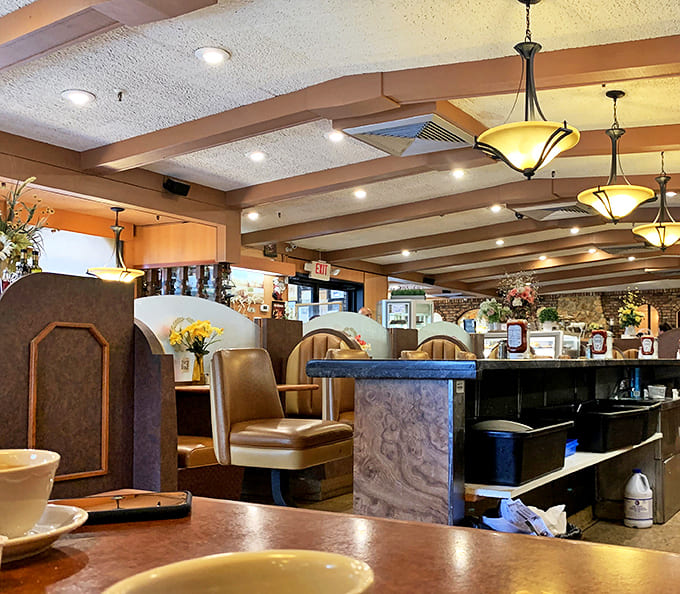 The warm glow of pendant lighting transforms dinner service into something special&mdash;casual enough for Tuesday, nice enough for date night.