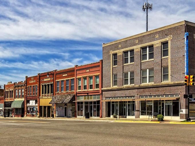 Perry's Main Street could be a movie set, except the characters are real and the stories aren't scripted.