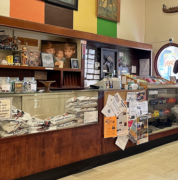 Where memories are made and local news is exchanged &ndash; the counter area doubles as community bulletin board and unofficial town square.
