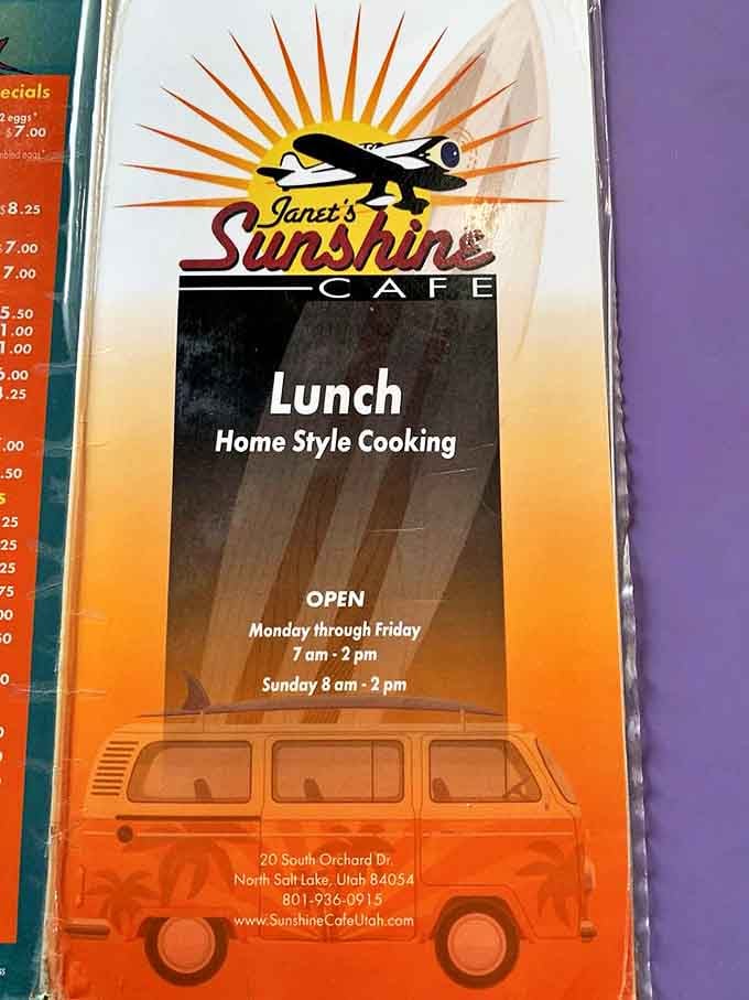 Home Style Cooking isn't just marketing &ndash; it's the Sunshine Cafe promise, delivered seven days a week with a side of mountain views.