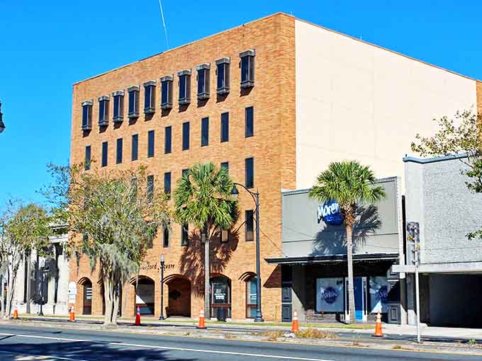 Ocala's historic buildings stand tall against Florida's blue skies, housing modern businesses while preserving the architectural character that gives downtown its soul.